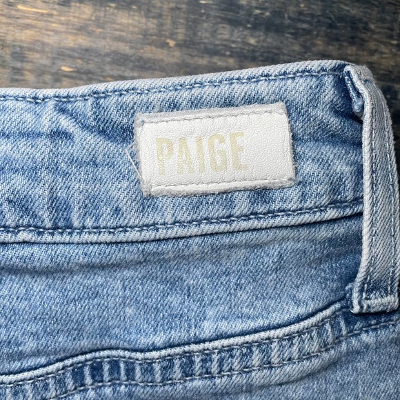 PAIGE | Shorts | Paige Womens Margot Short Raw Hem High Rise Light Acid ...